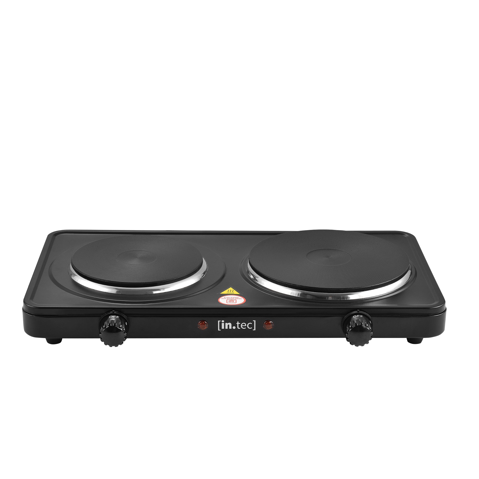 Réchaud double électrique 2 plaques chauffantes en fonte 2500 watts ré ...