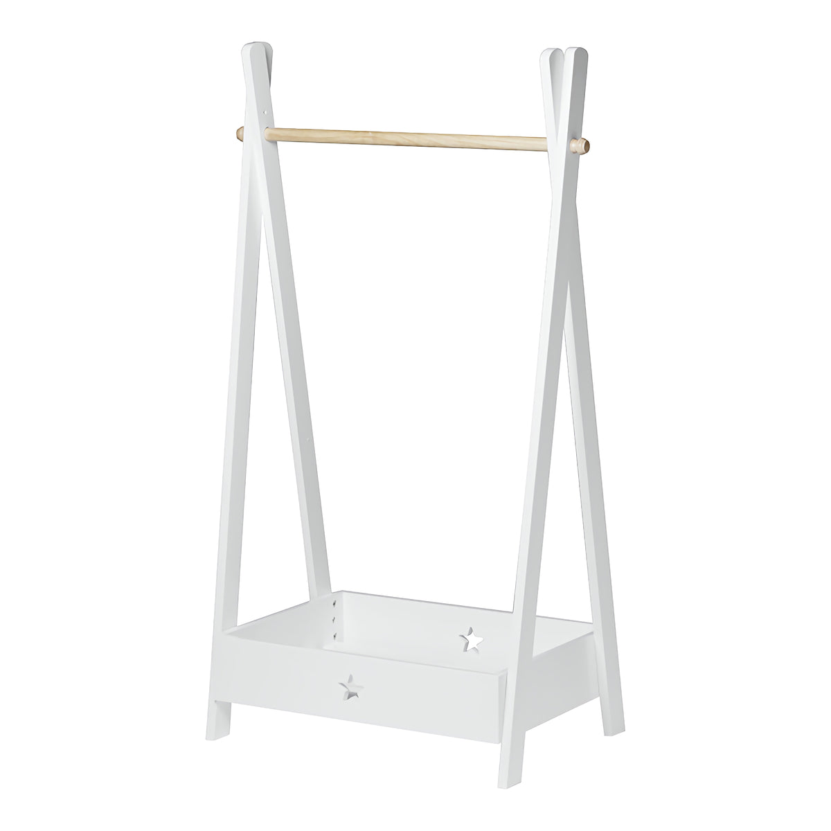 Garde-robe pour enfant avec compartiment de rangement 126 x 73 x 43 cm ...